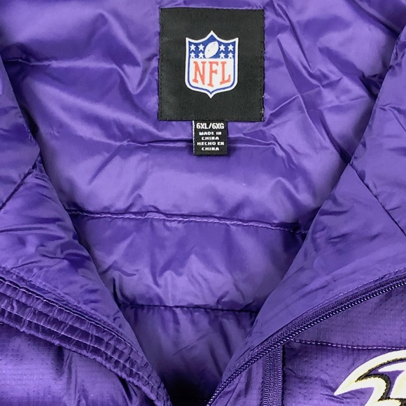 NFL | Jackets & Coats | Baltimore Ravens Big Man Hooded Puffer Jacket ...